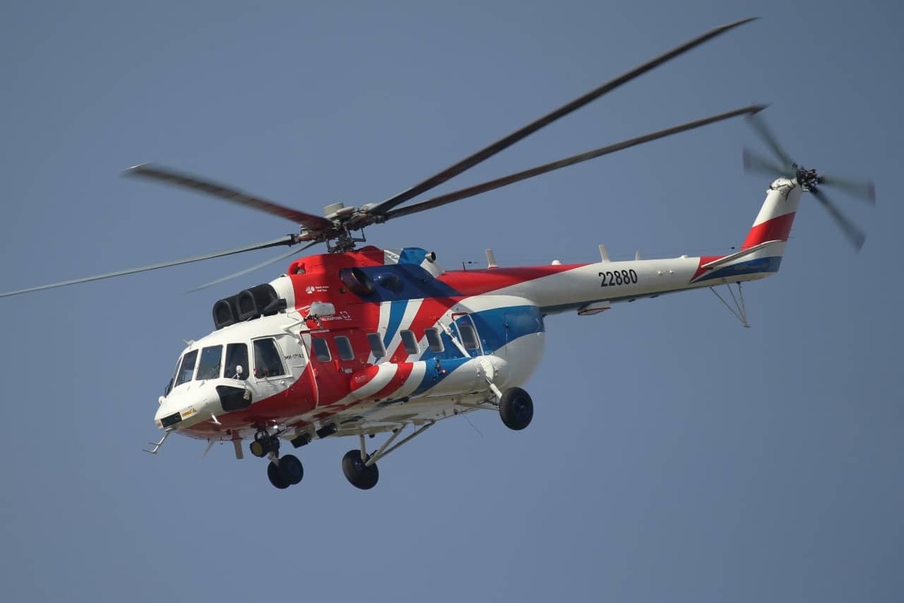 The Mi-171 helicopter with the VK-2500-03 engine certified in China ...