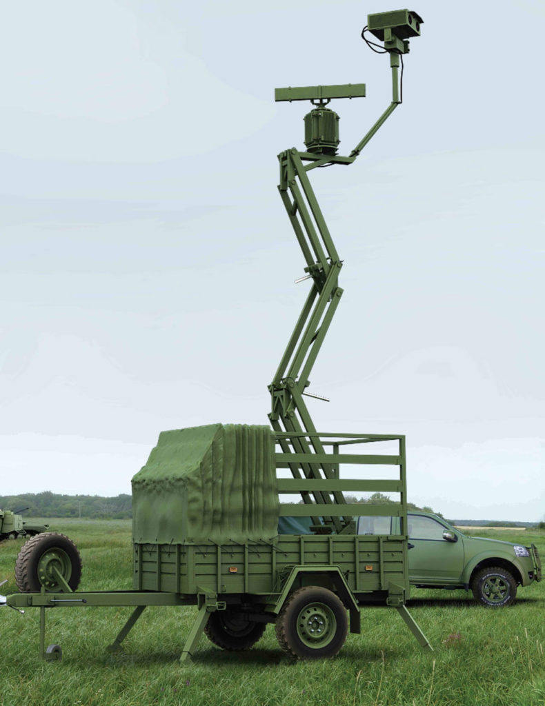 The latest Ukrainian mobile radar systems for reconnaissance ...