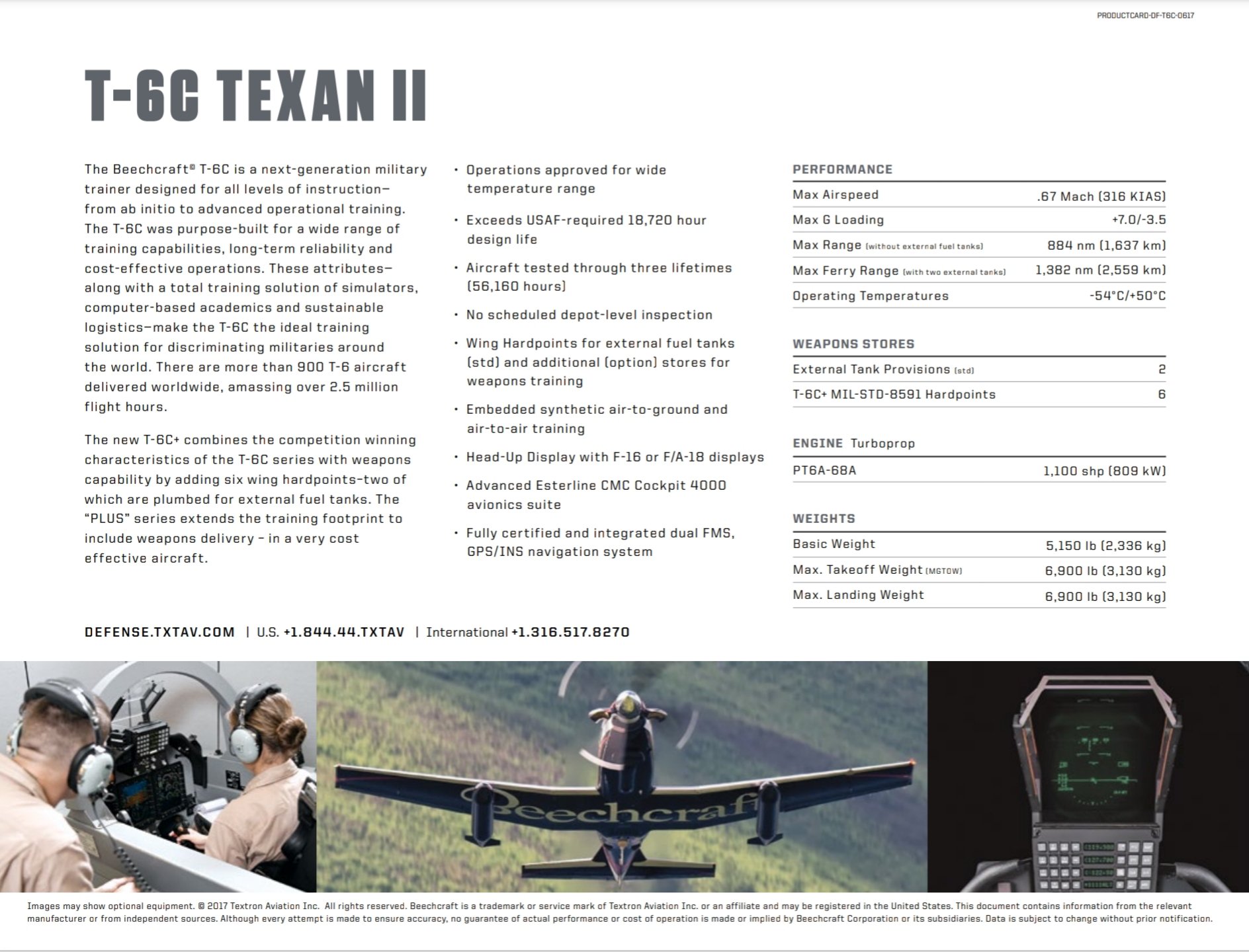 Premier T-6 Texan II livré à la Tunisie - MENADEFENSE